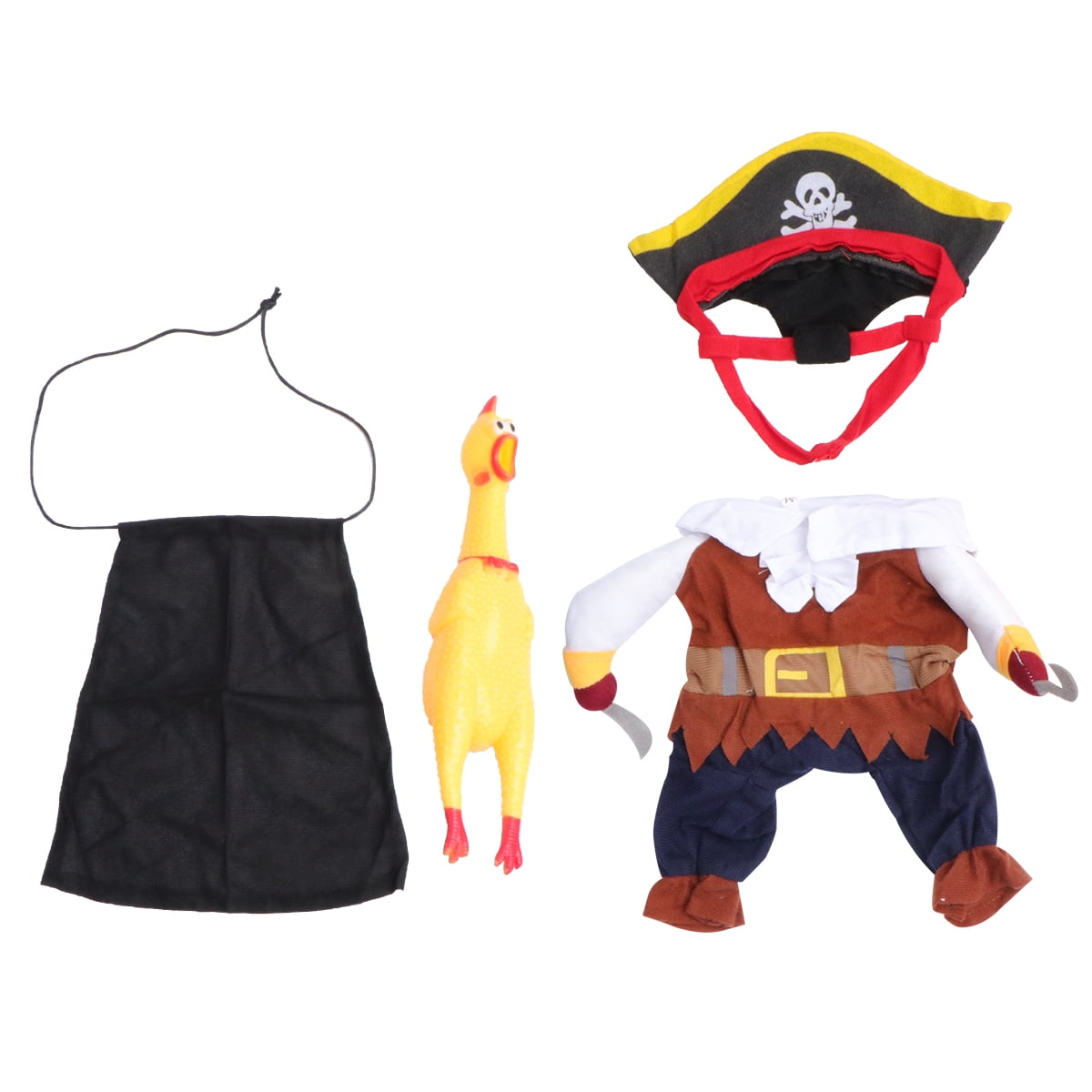 Pirate Costume Pet Pirate Clothes Halloween Costume for Dogs Pet Pirate ...