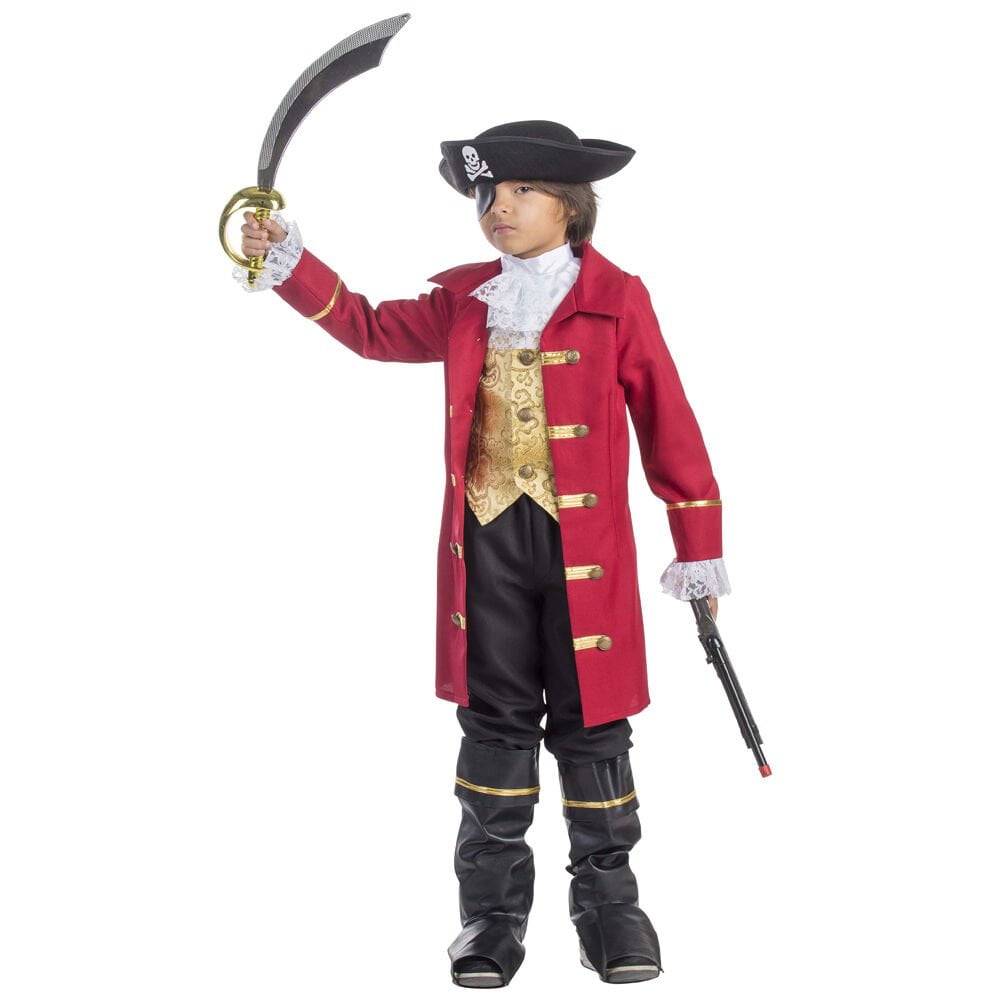 Pirate Costume for Kids - Captain Hook Dress Up Costume By Dress Up ...