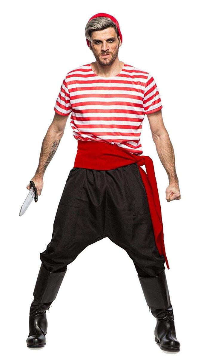 Seeing Red Pirate Crew Member Costume - Mens L Size - Walmart.com