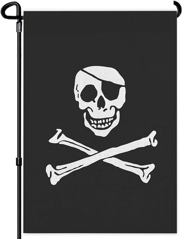 Pirate Flag Garden Flags Double Sided Yard Flags Jolly Roger with ...