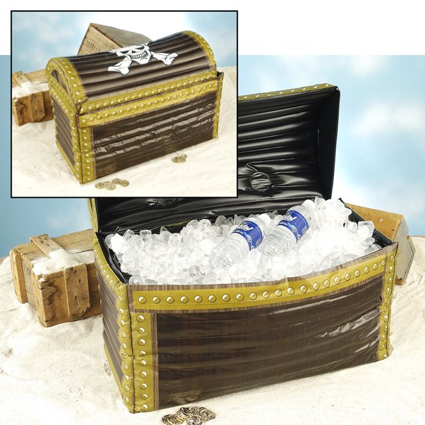 Pirate Inflatable Treasure Chest - Walmart.com