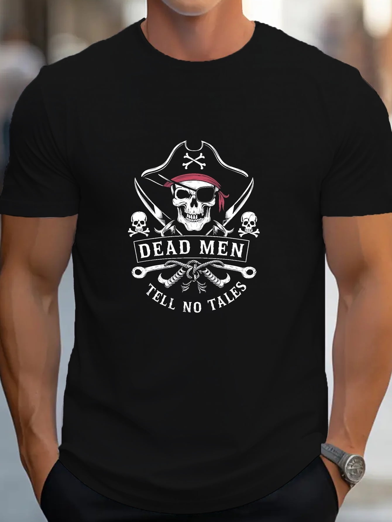 Pirate - Legend Identity: A T - Shirt Emblazoned with A Pirate Skull ...