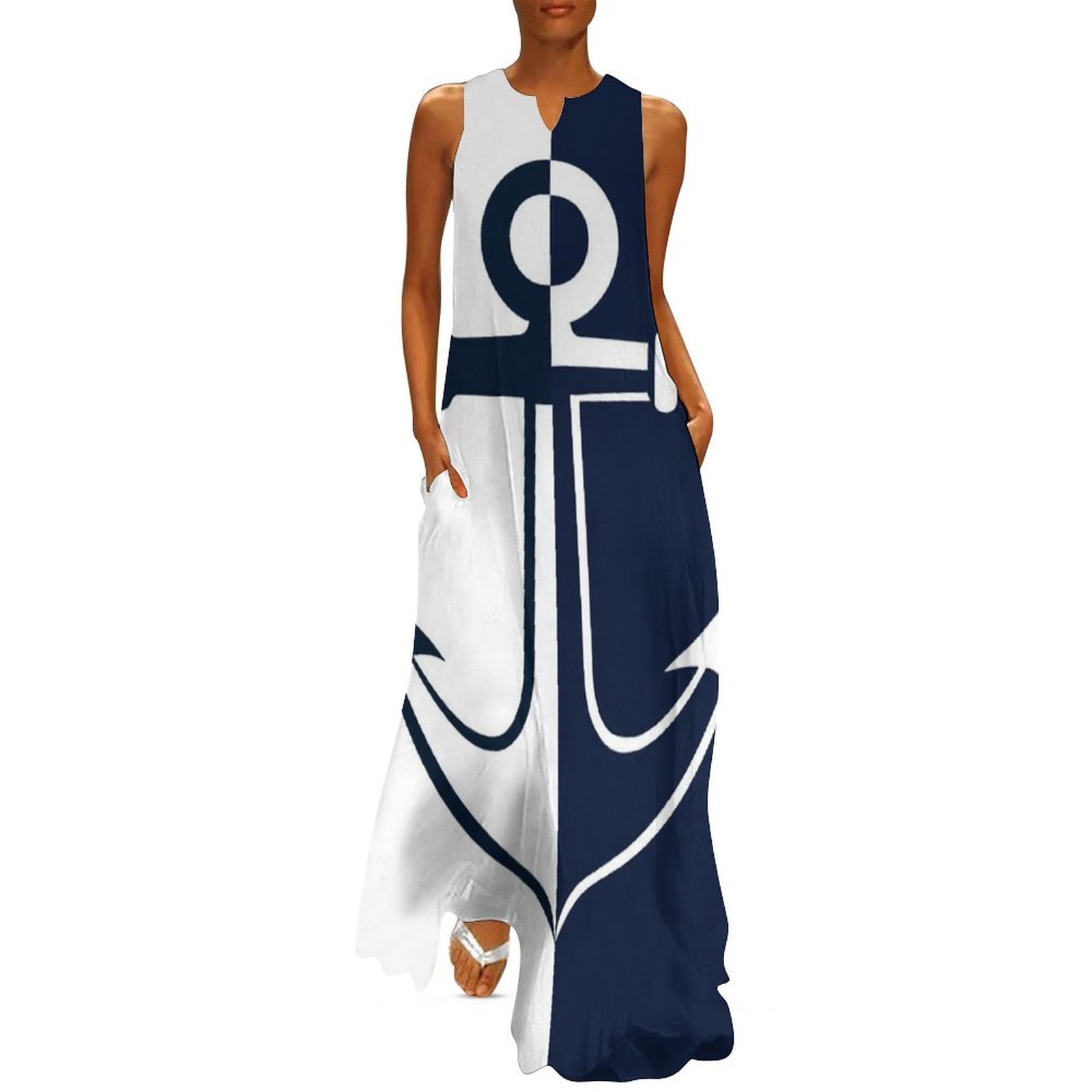 Pirate Map Nautical Sea Long Dress luxury evening dresses women ...