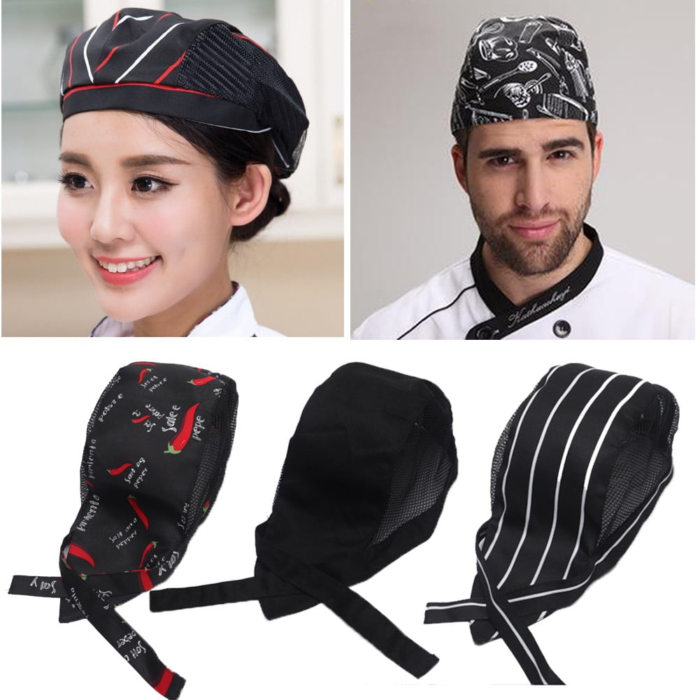 Pirate Mesh Chef Hat Skull Hat Restaurant Restaurant Chef Hat Kitchen ...
