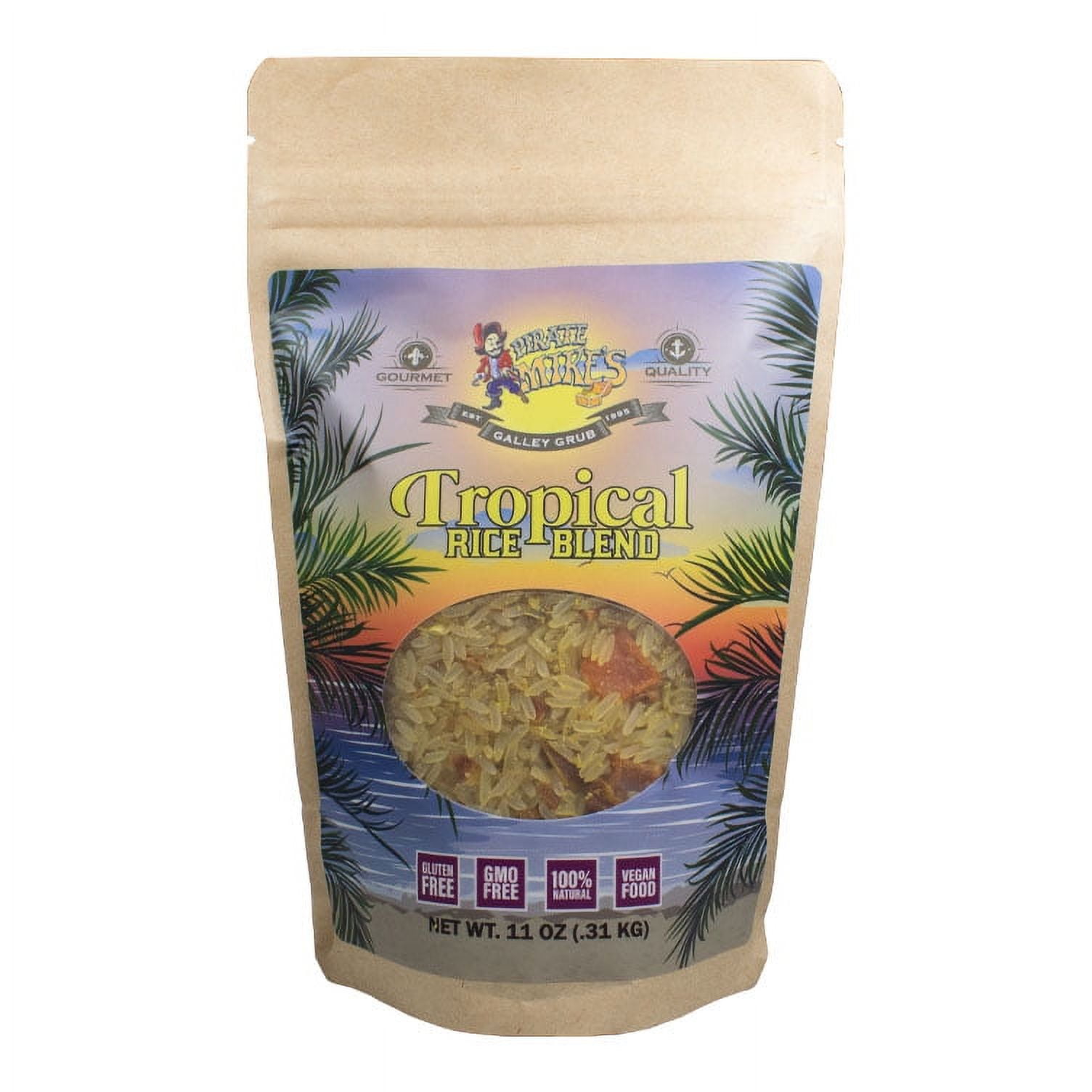 Pirate Mike's Gluten-Free Vegan Tropical Rice with Coconut 11 OZ ...