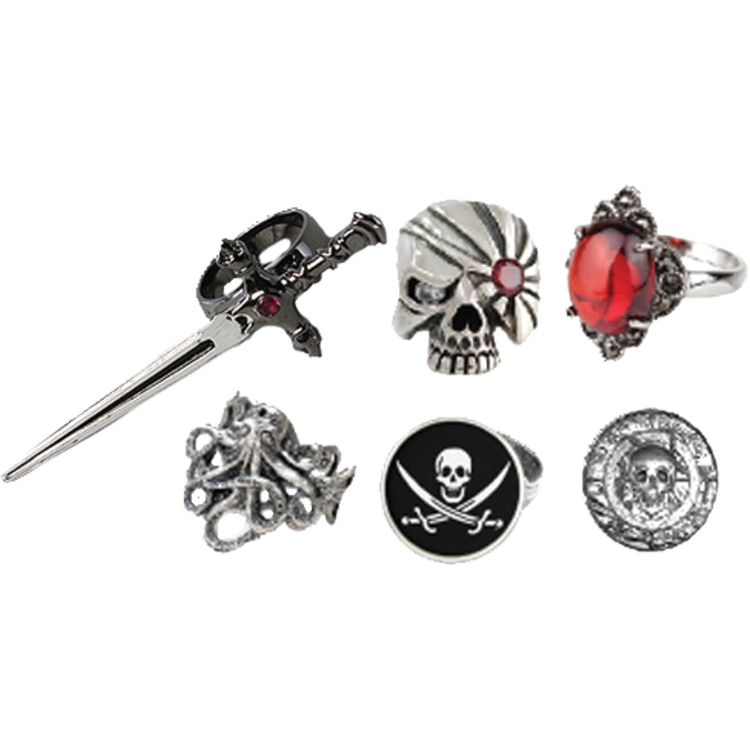 PIRATE RING SET - Walmart.com