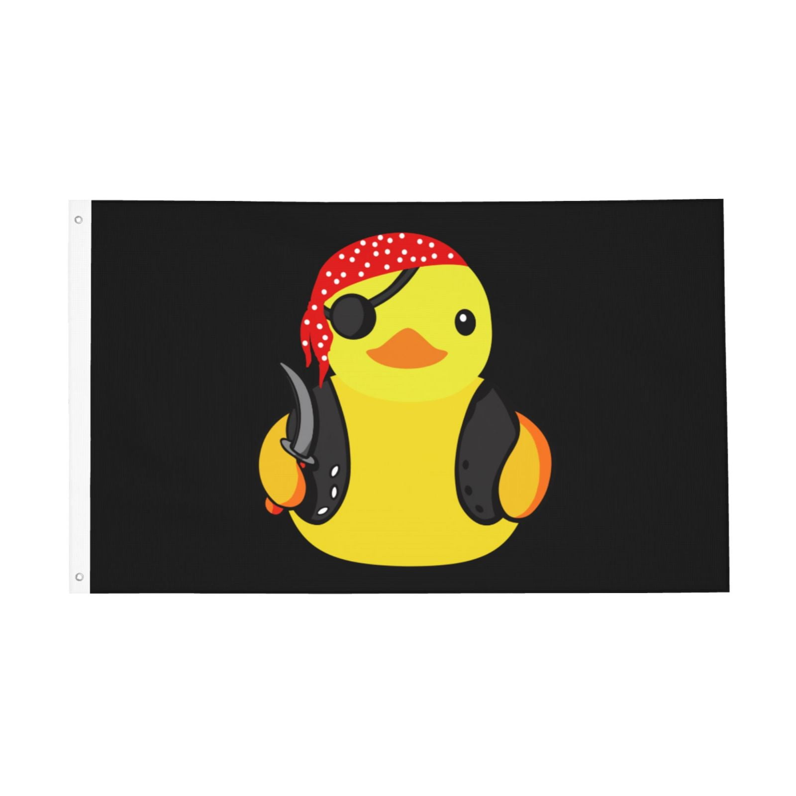 Pirate Rubber Duck Flag 3x5 Ft Outdoor Indoor With Grommet Garden Yard ...