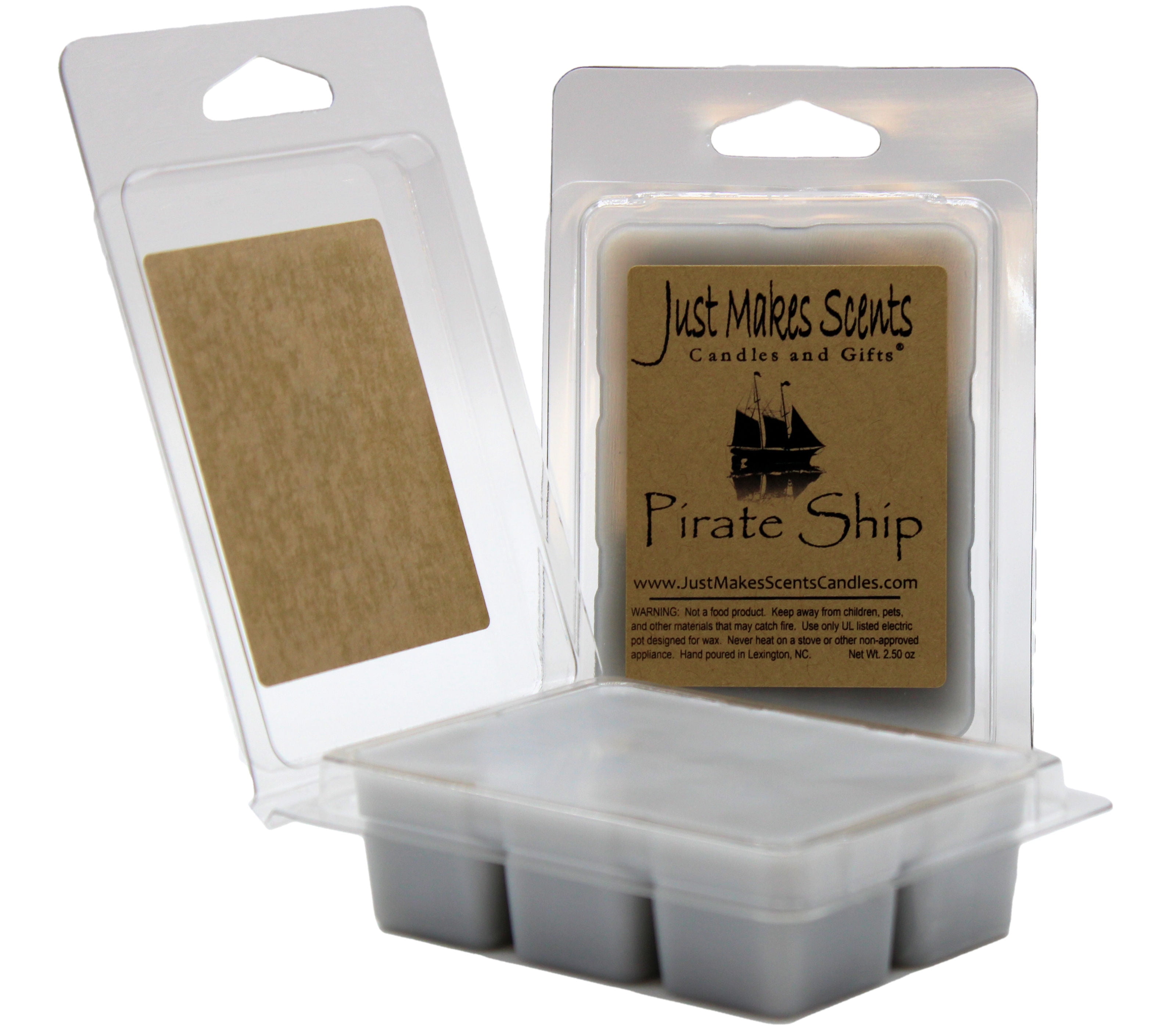 Pirate Ship 2-Pack Homemade Soy Wax Melts -Just Makes Scents Candles ...
