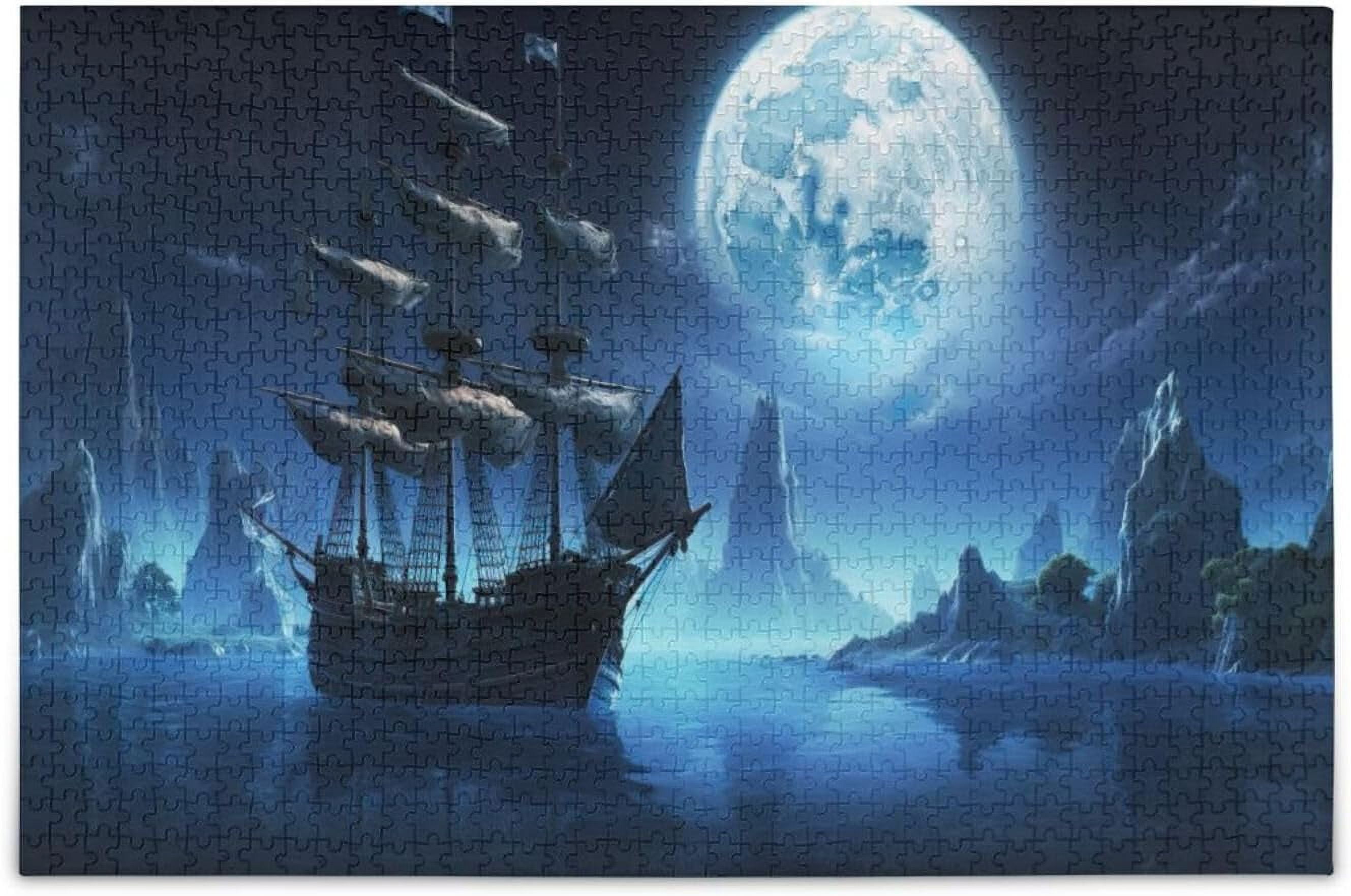 Pirate Ship Jigsaw Puzzles 1000 PiecesPuzzles for Adults Family Game ...
