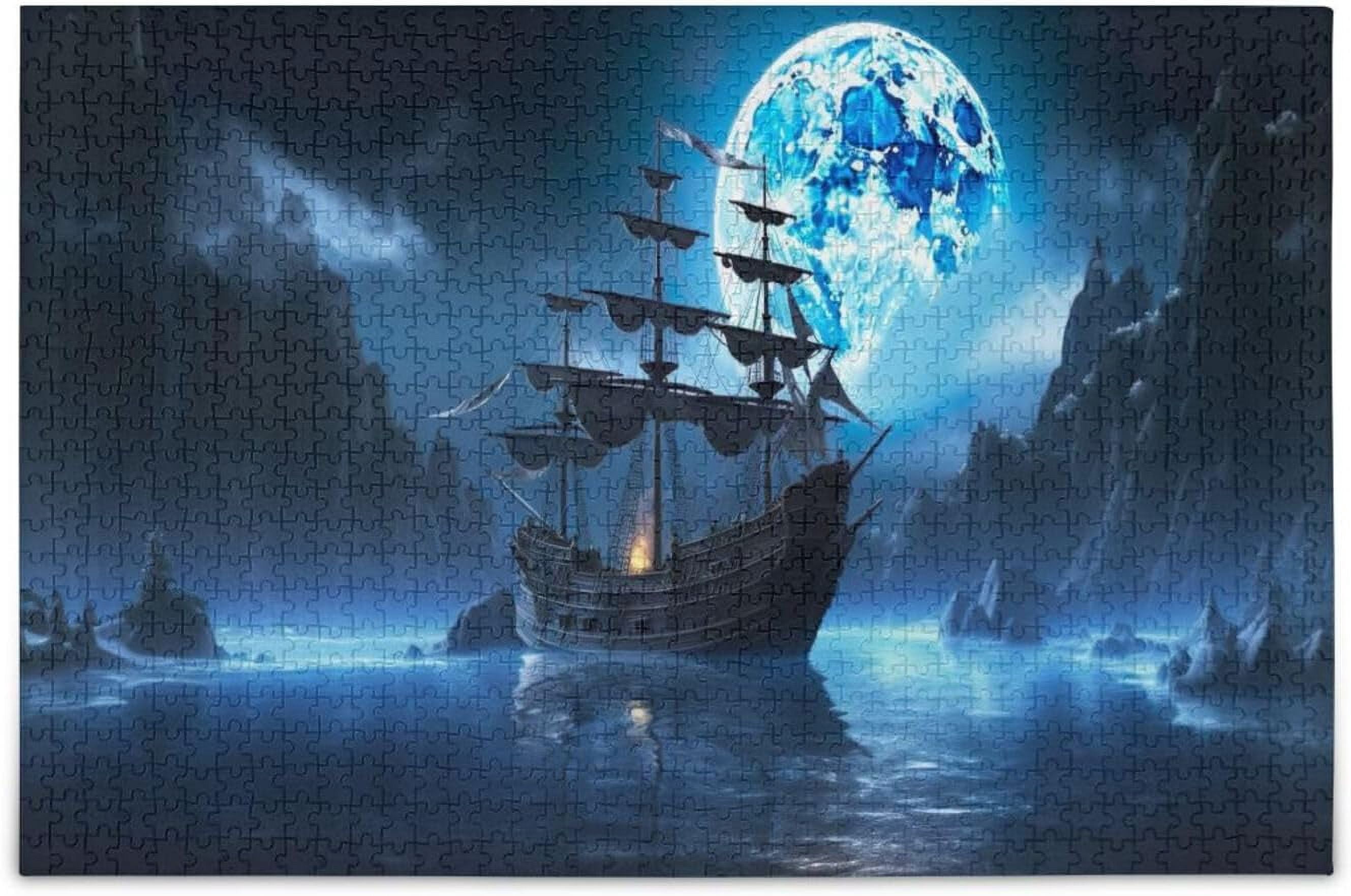 Pirate Ship Jigsaw Puzzles 500 PiecesPuzzles for Adults Family Game ...