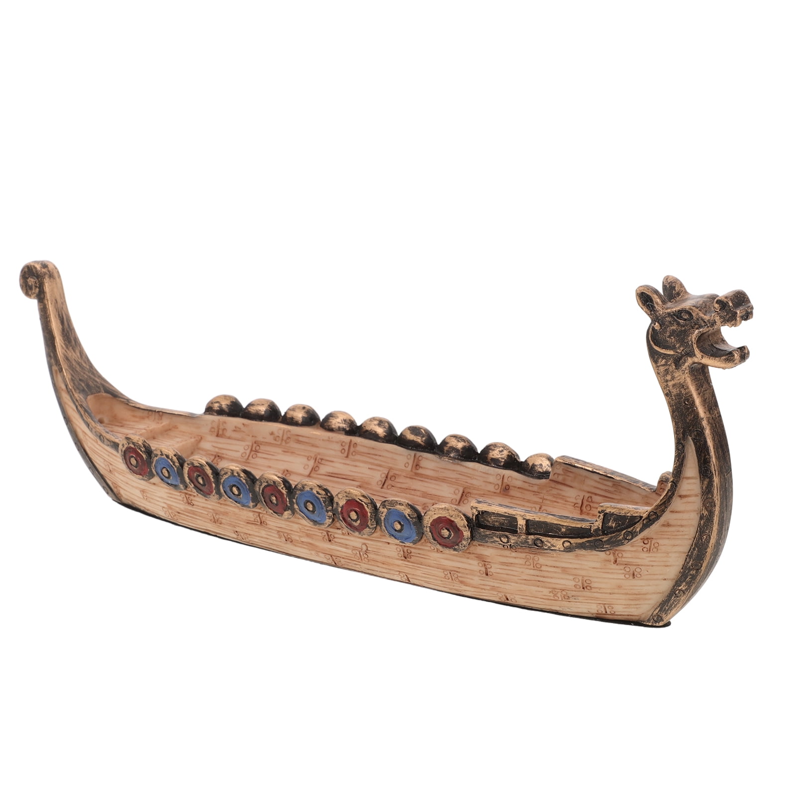 Pirate Ship Ornaments Canoe Retro Ship Model Crafting Boat Model Small ...