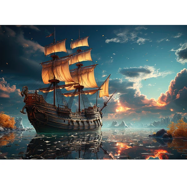 Pirate Ship Party Photography Backdrop l Map Island Treasure Hunt Baby ...
