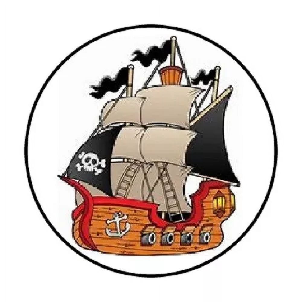Pirate Ship Sticker Phone Decal Water Bottle Stickers Car Decals ...