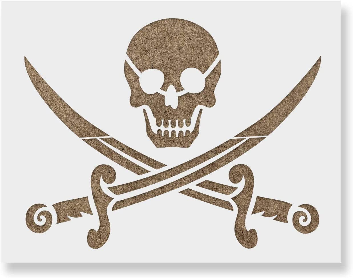 Pirate Stencil - Pirates, Pirate Stencil, Pirate Ship Stencil, Jolly ...