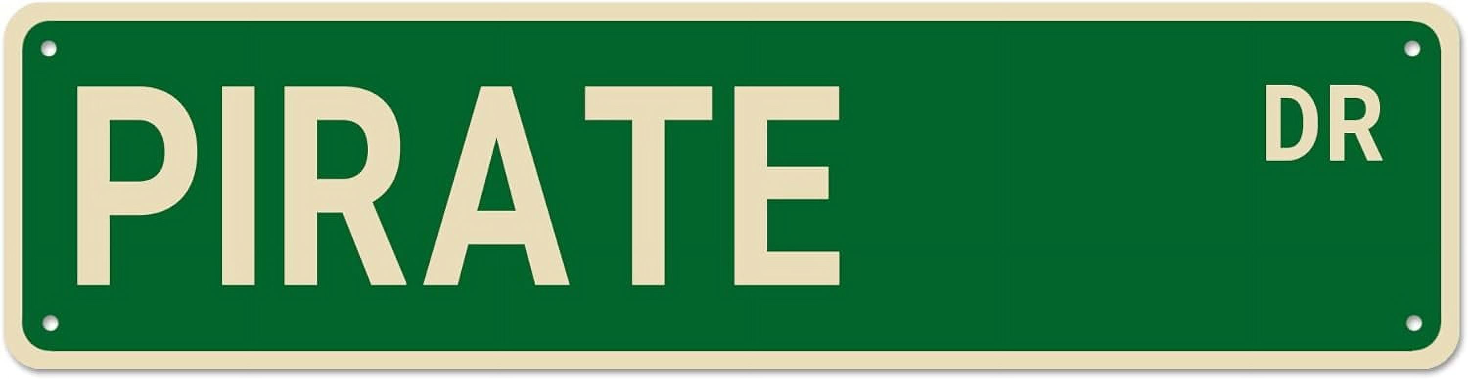 Pirate Street Signs, Pirate Decor Pirate Sign Pirate Gift, Wall Decor ...