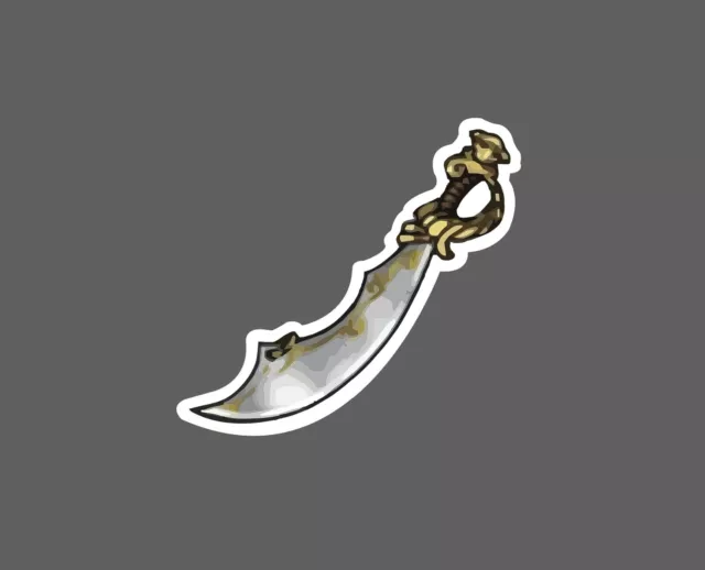 Pirate Sword Sticker Sailor Waterproof Sticker Phone Decal Water Bottle ...