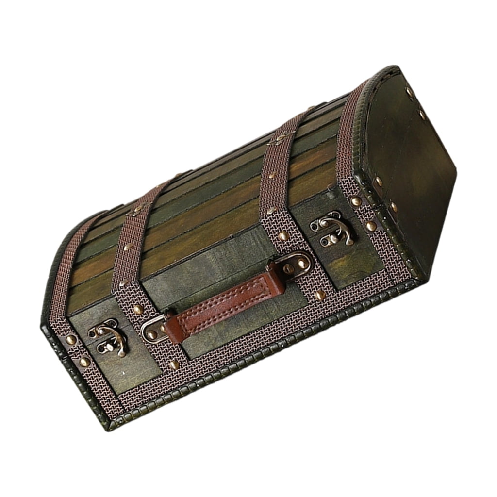 Pirate Themed Treasures Storage Box Featuring Cryptics Code Mechanism ...