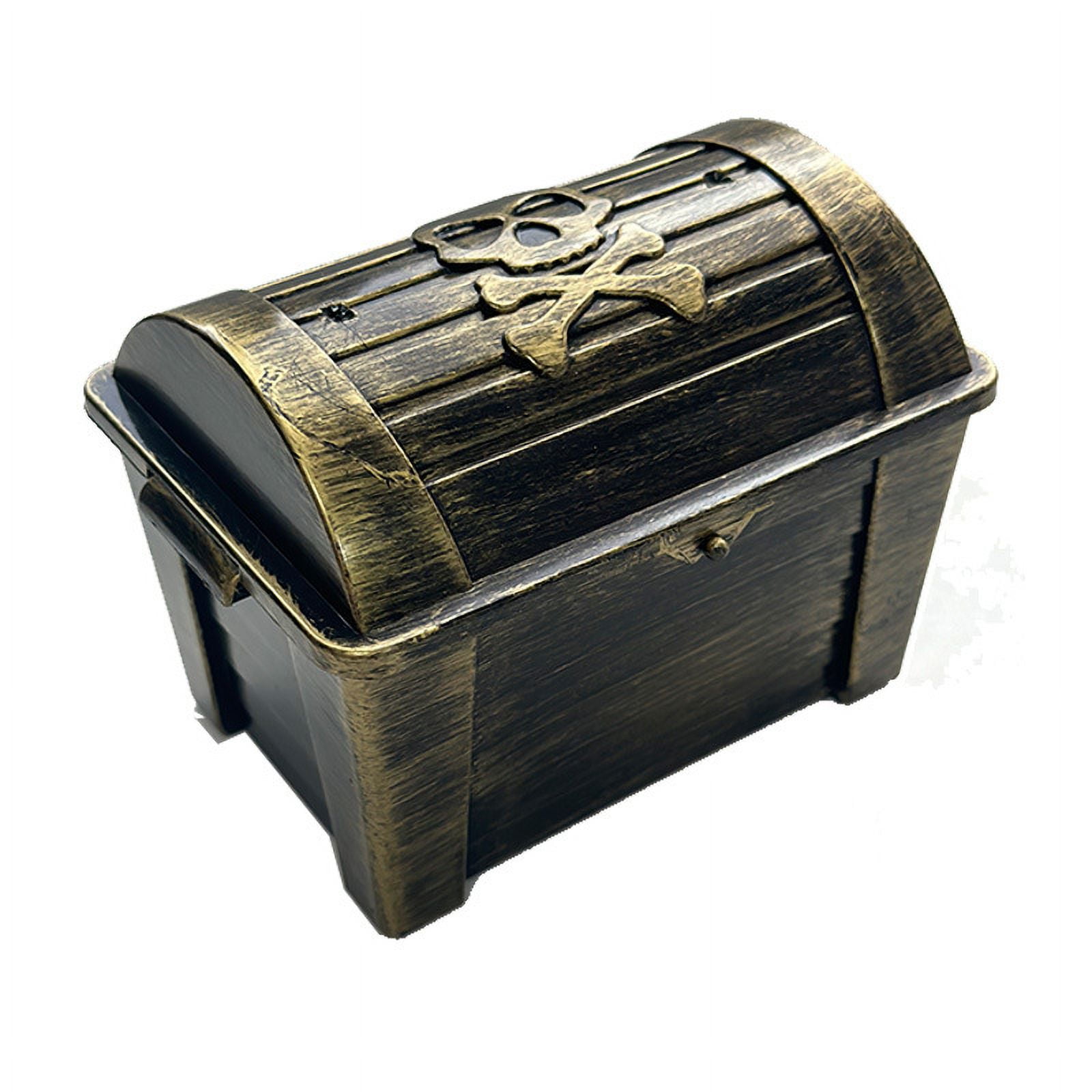 Pirate Treasure Chest Prop Antique Simulation Treasure Box Piggy Bank ...