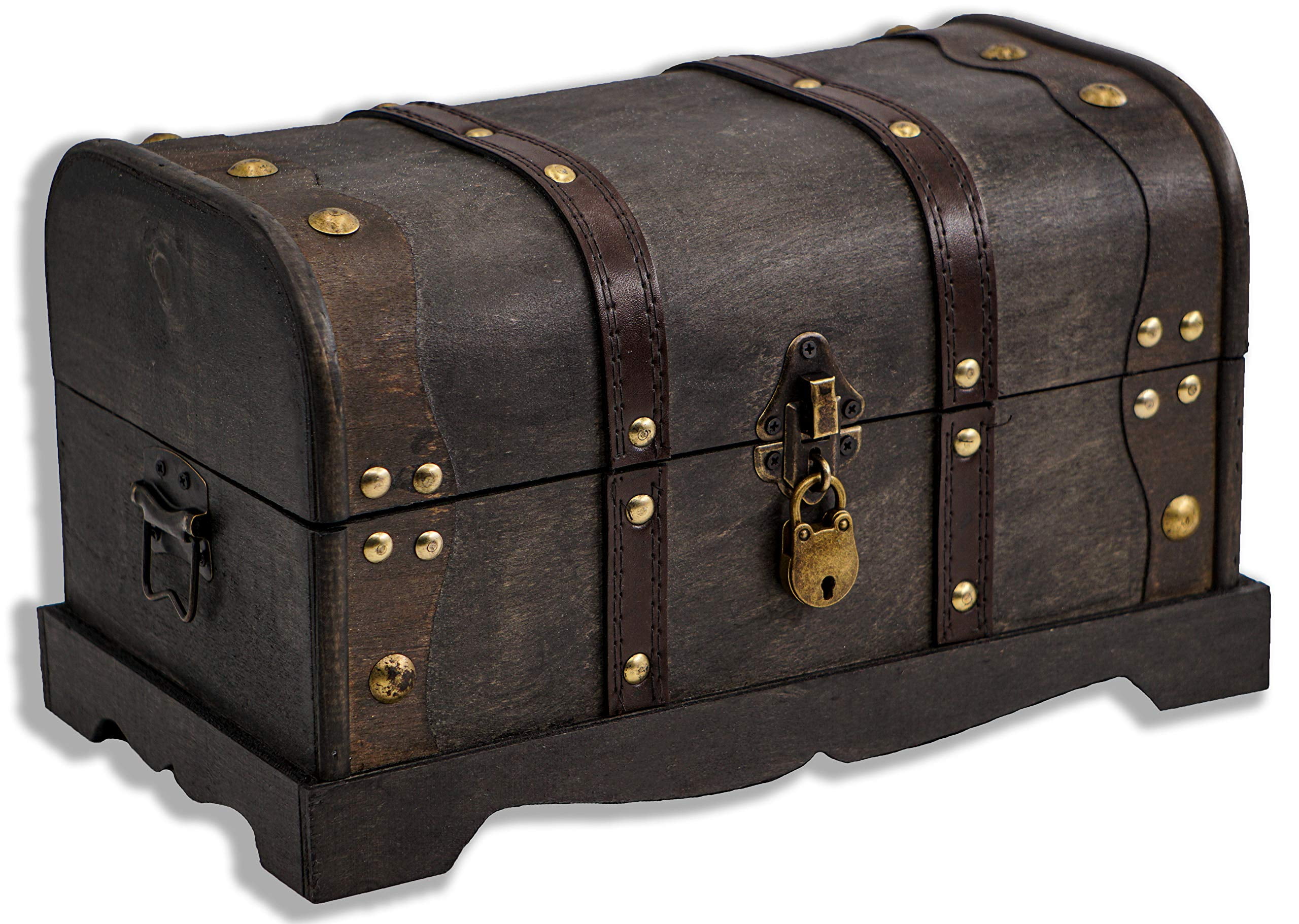 Pirate Treasure Chest Storage Box Umbus 122x71x71 Durable Wood ...