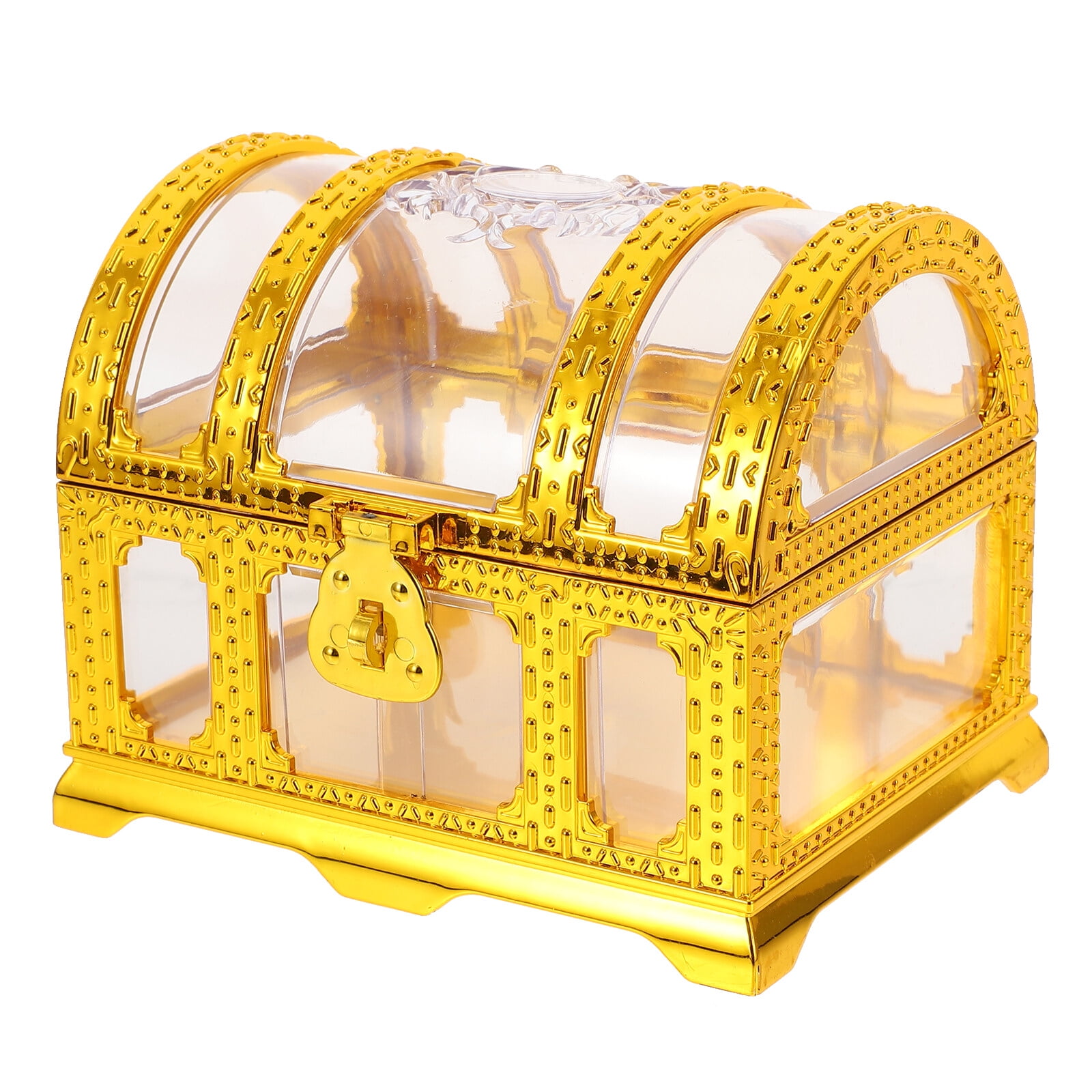 Pirate Treasure Chest for Kids Prizes Boxes Toy Mermaid Ornament Travel ...