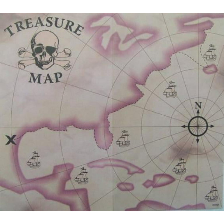 Printable Treasure Map Pirate Party