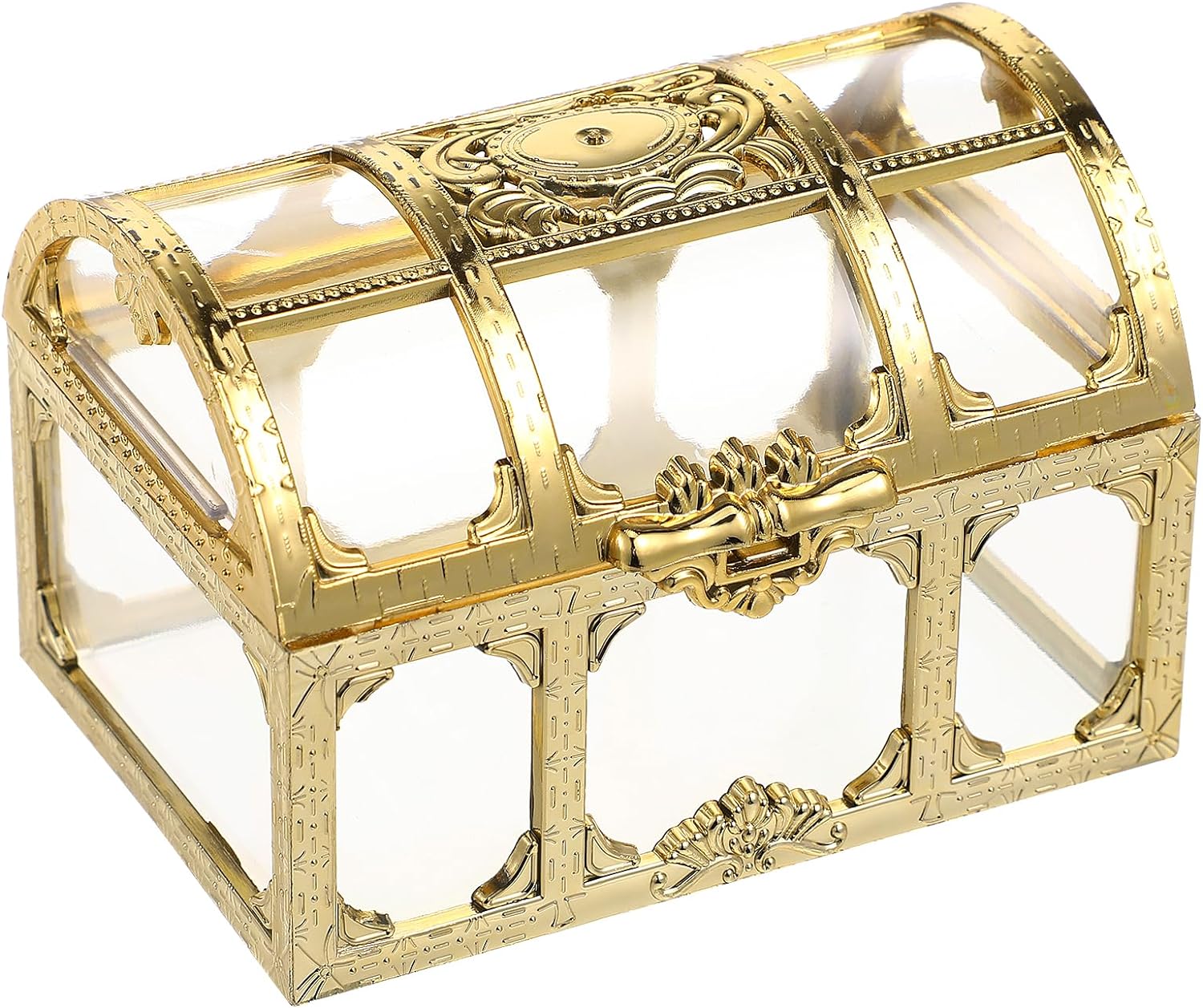 Pirate Treasure Small Treasure Chest Plastic Transparent Drawing ...