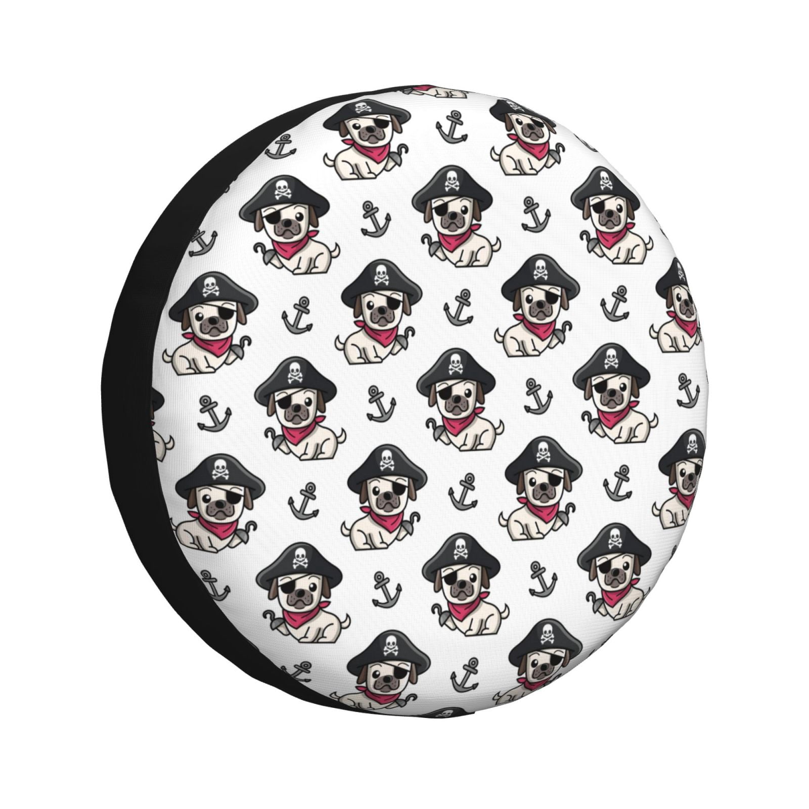 Pirate puppy Spare Tire Cover for Trailer Camper RV Truck SUV 15 inch ...