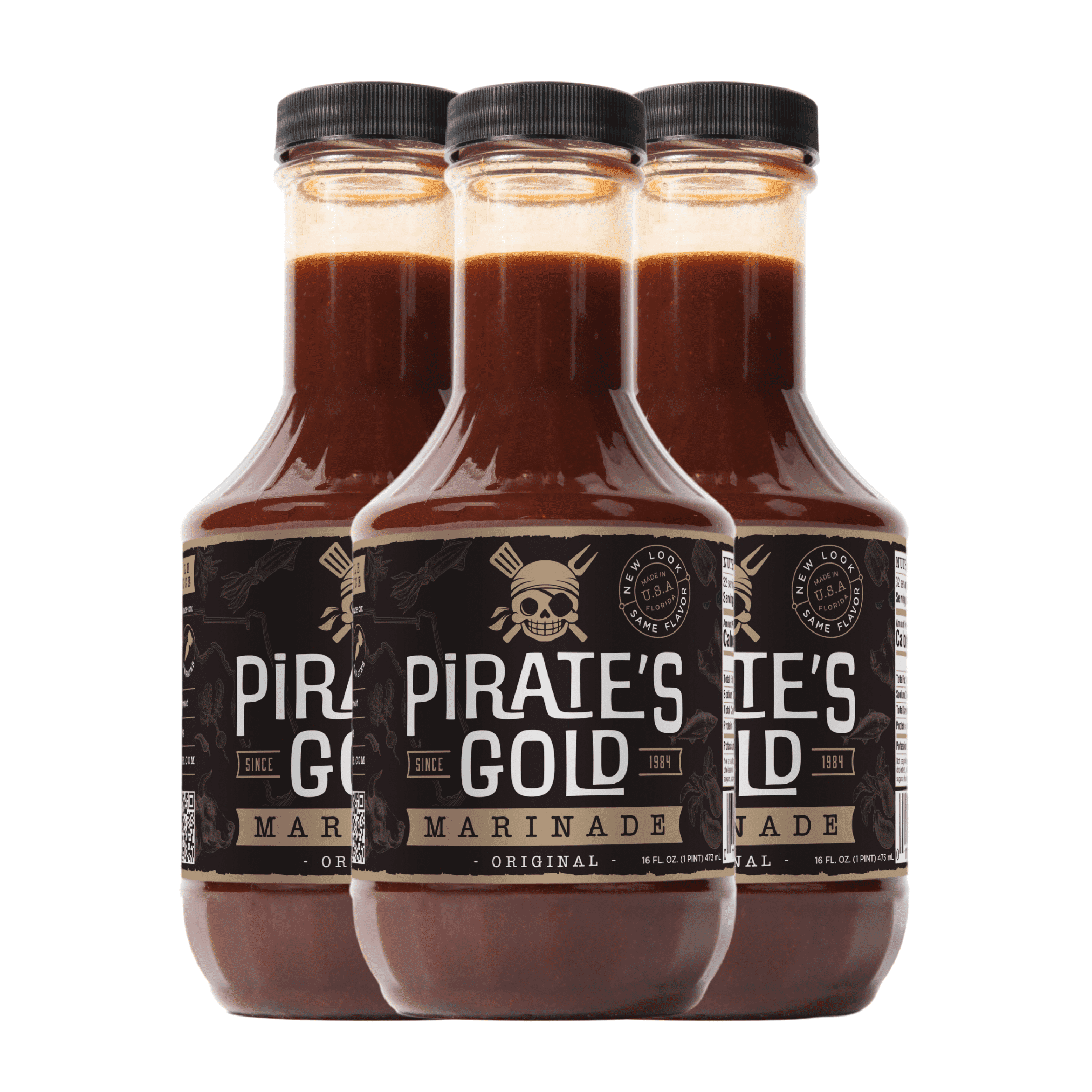 Pirate’s Gold Original Marinade, Grilling and Dipping Sauce - 3 Pack ...