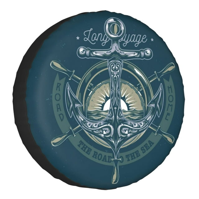 Pirate's Map Spare Wheel Tire Cover for l Compass Sailor RV SUV Camper ...