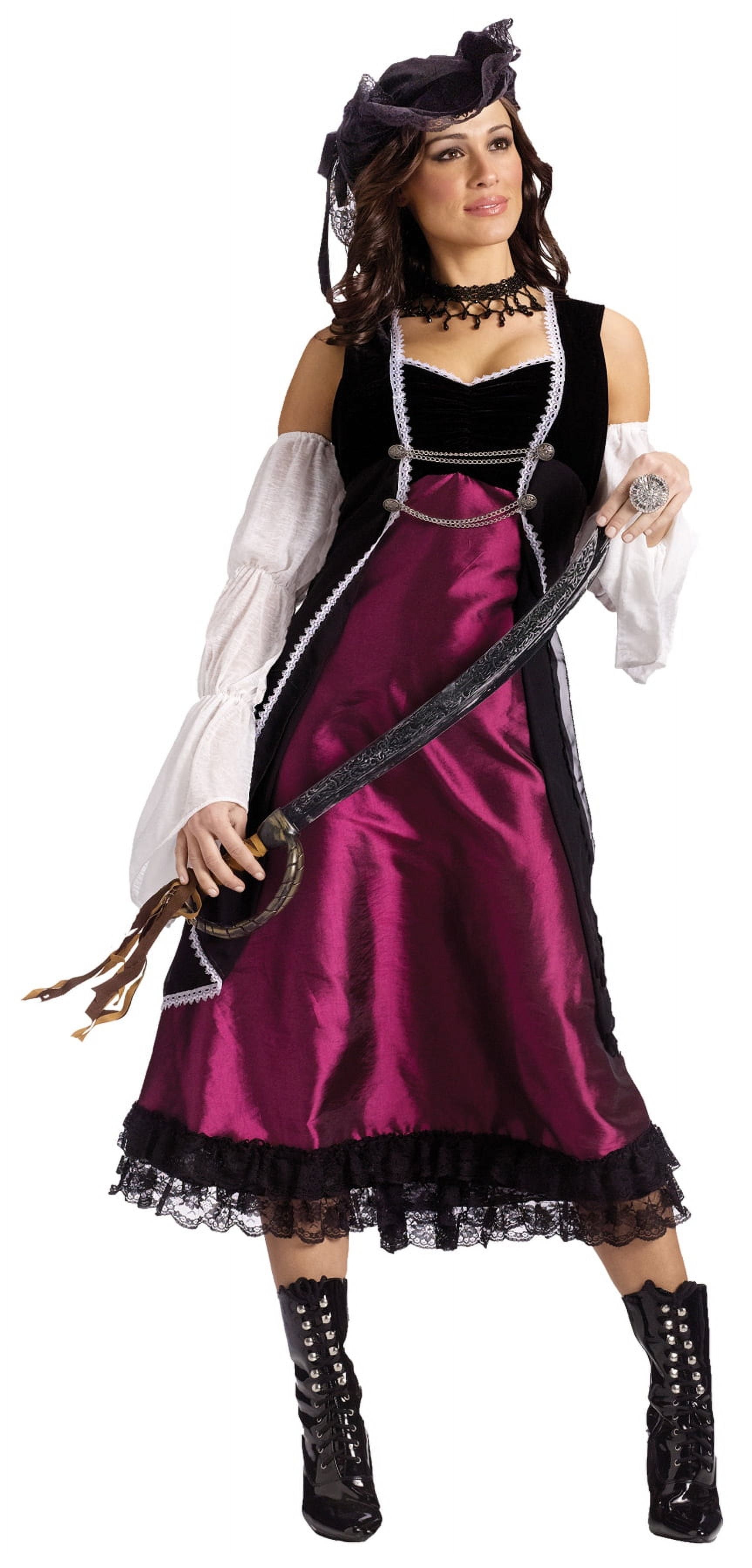 Fun World FW121474SD Women's Princess Pirate Costume - Small/Medium ...