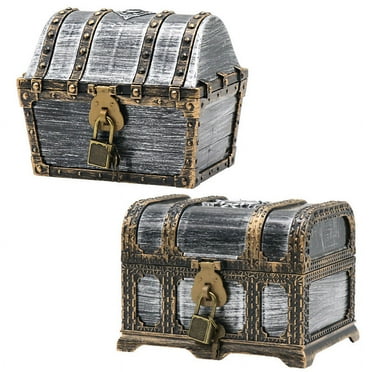 Small Treasure Box Pirate Chest Vintage Treasure Box Small Treasure ...