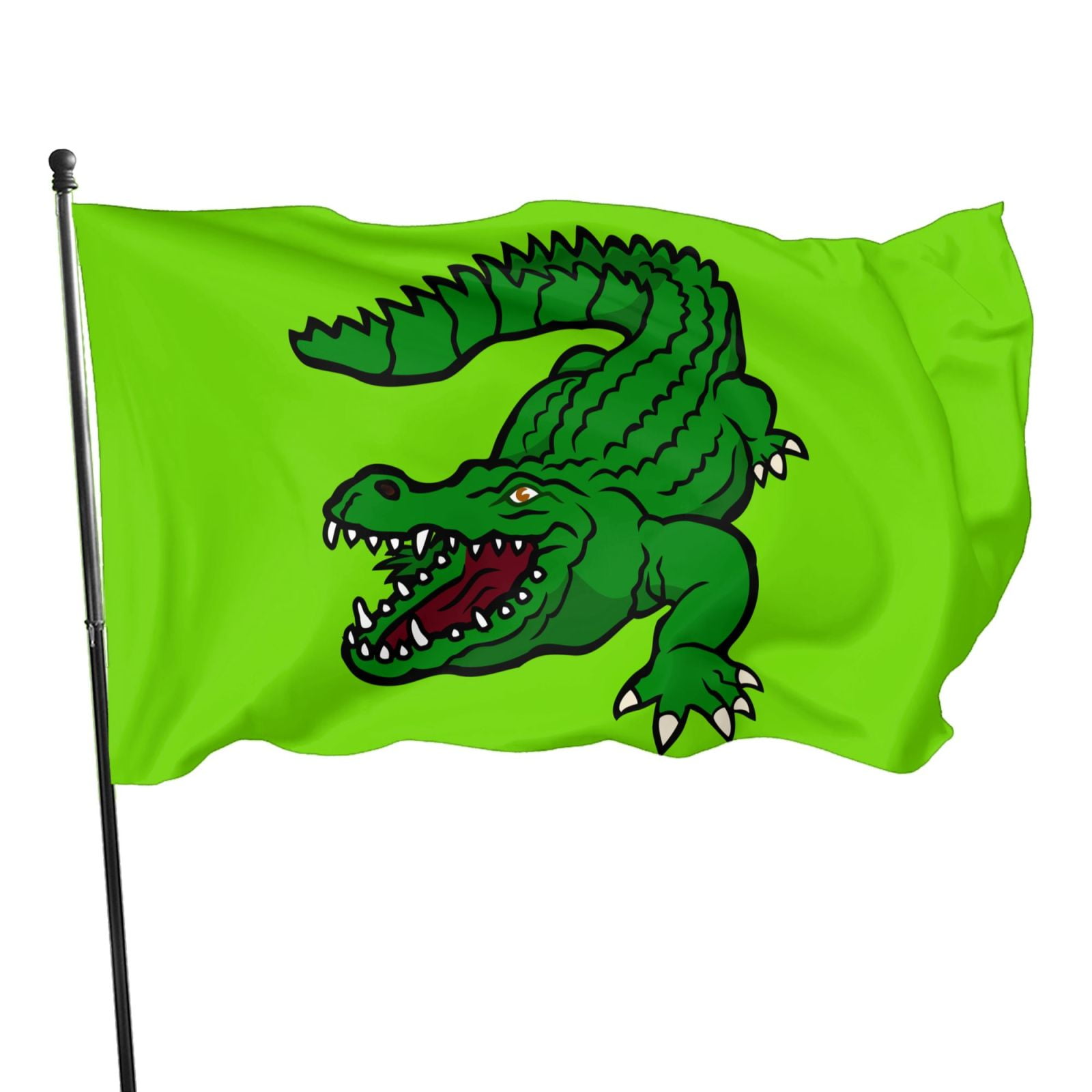 Animal Green Alligator Flag 3x5 Ft Outdoor Indoor With Grommet Garden ...