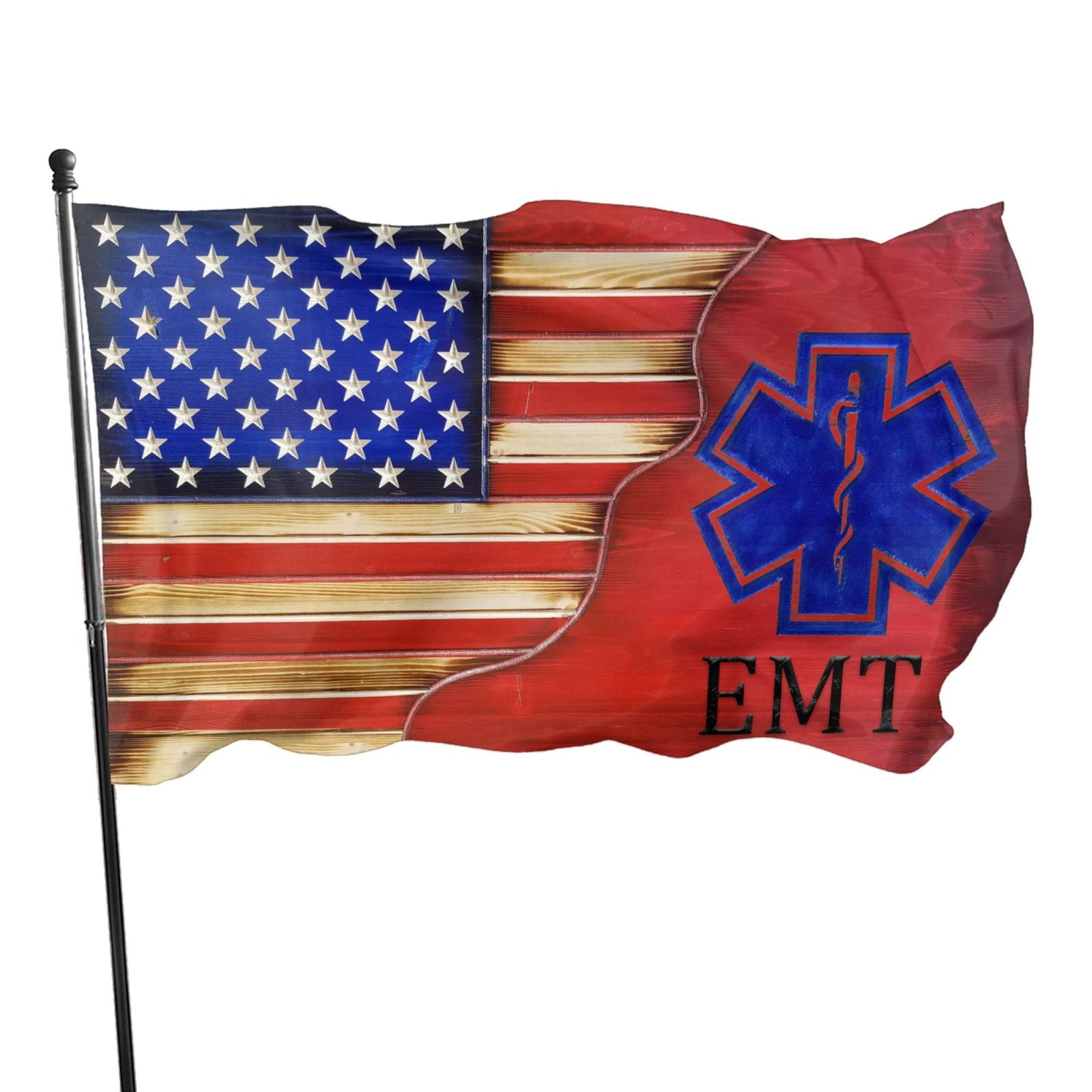 Us Emt Flag Flag 3x5 Ft Outdoor Indoor With Grommet Garden Yard Banner ...