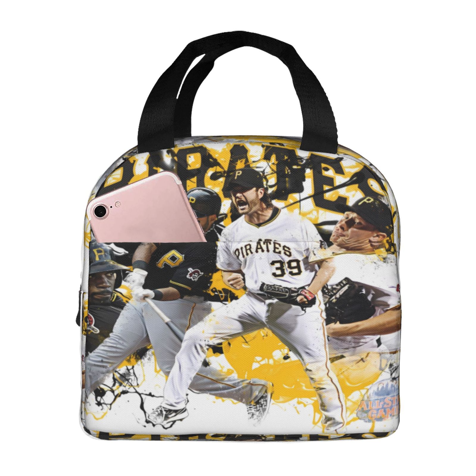 Pirates Baseball Team Campus Insulated Lunch Bag, Leak-Proof Lunch Box ...