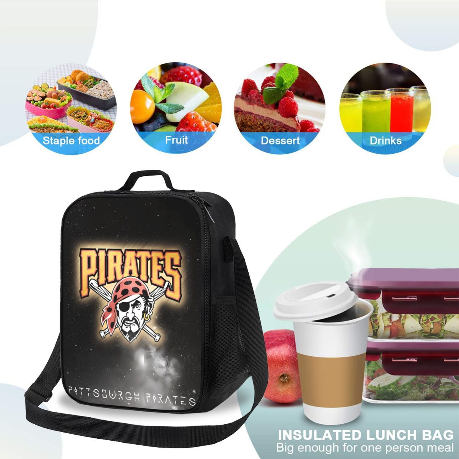 Pirates Baseball Team Customized Multifunctional Lunch Box Insulation ...