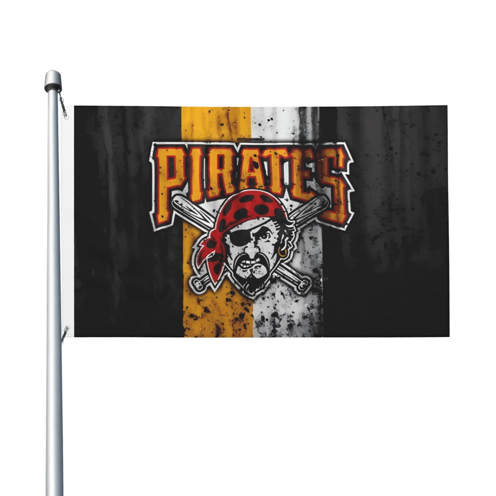 Pirates Baseball Team Double Sided Garden Flag 3x5ft Indoor and Outdoor ...