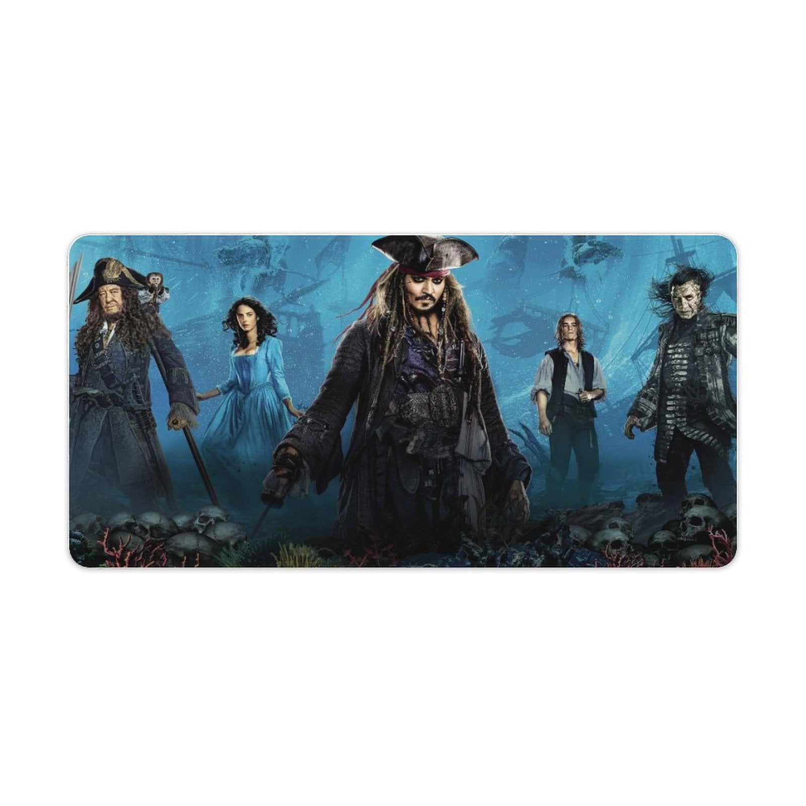 Pirates of The Caribbean Desk Pad Mouse Pad, Large Gaming Mouse Mat ...