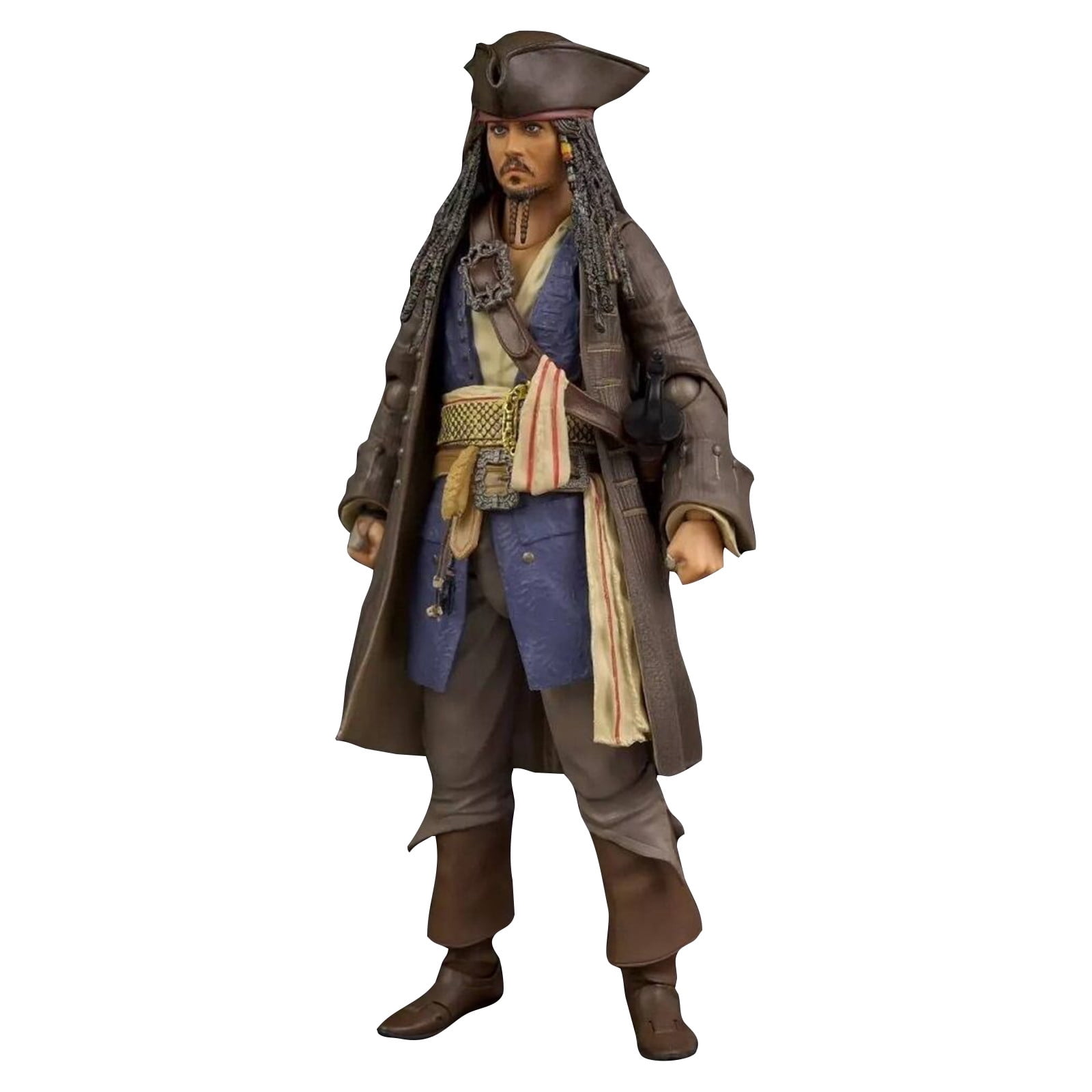 Pirates of the Caribbean Jack Action Figure, 5.9 Inch Super Poseable ...