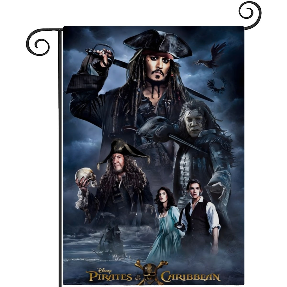 Pirates of the Caribbean-themed Garden Flag. Perfect gift for fans ...