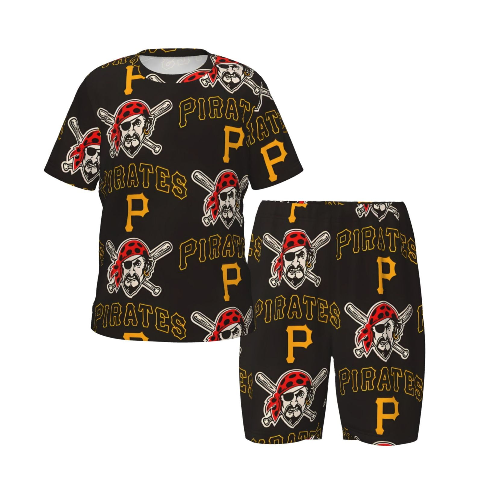 Pirates Kids Girl Boys 2-Piece Cozy Pajamas Short Sleeve Cool Summer ...