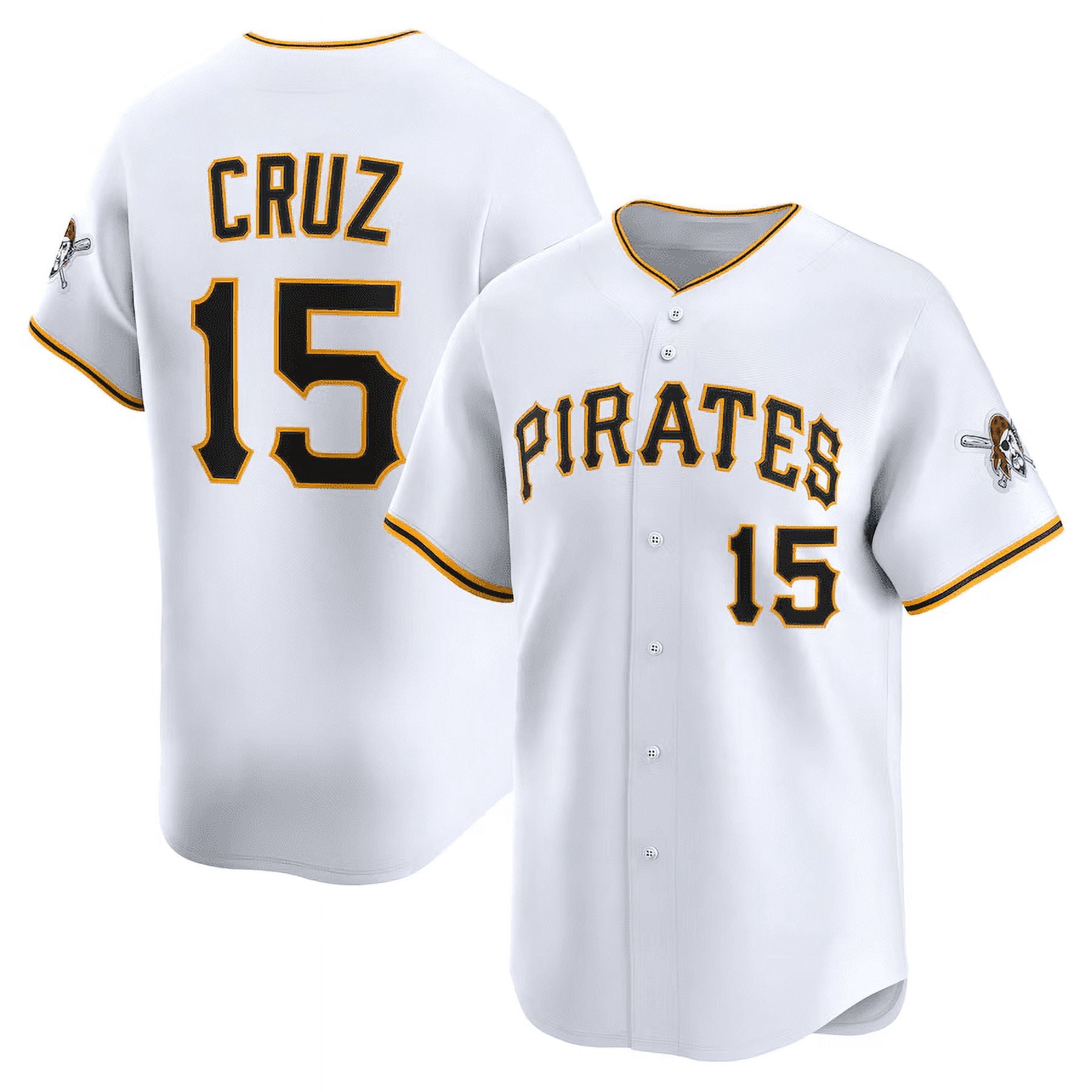 Pirates Men's Baseball Team Onei_l_Cruz#15 Classic Sports Short Sleeved ...
