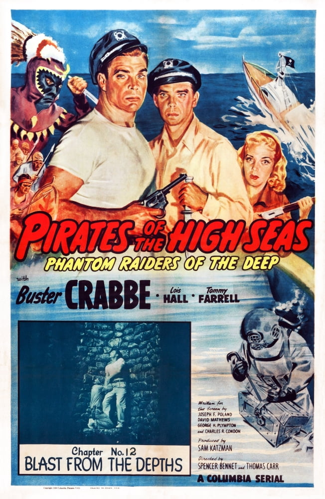 Pirates Of The High Seas U Movie Poster Masterprint - Walmart.com