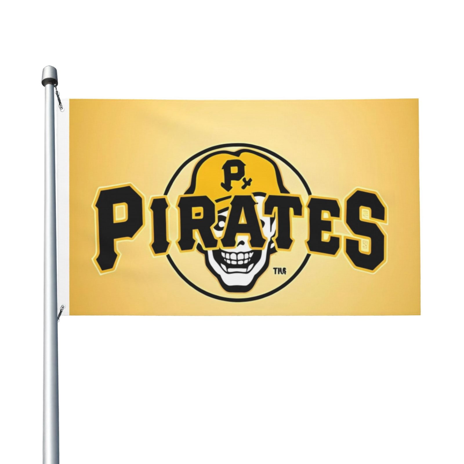 Pirates Printing Double Sided Flag 3x5FT Garden Banner Baseball Team ...