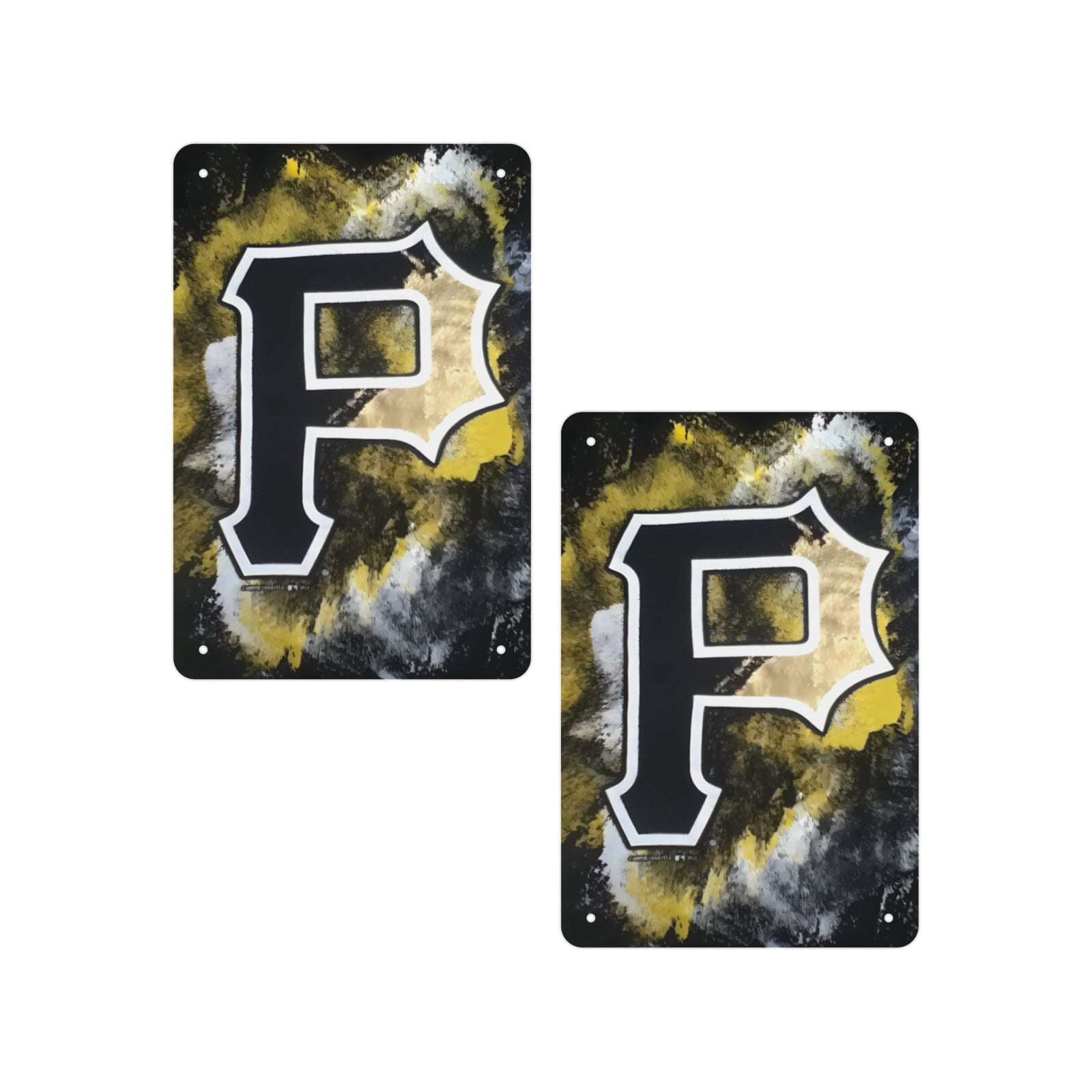 Pirates Tin Painting Wall Decor Baseball Team Personalized Logo ...