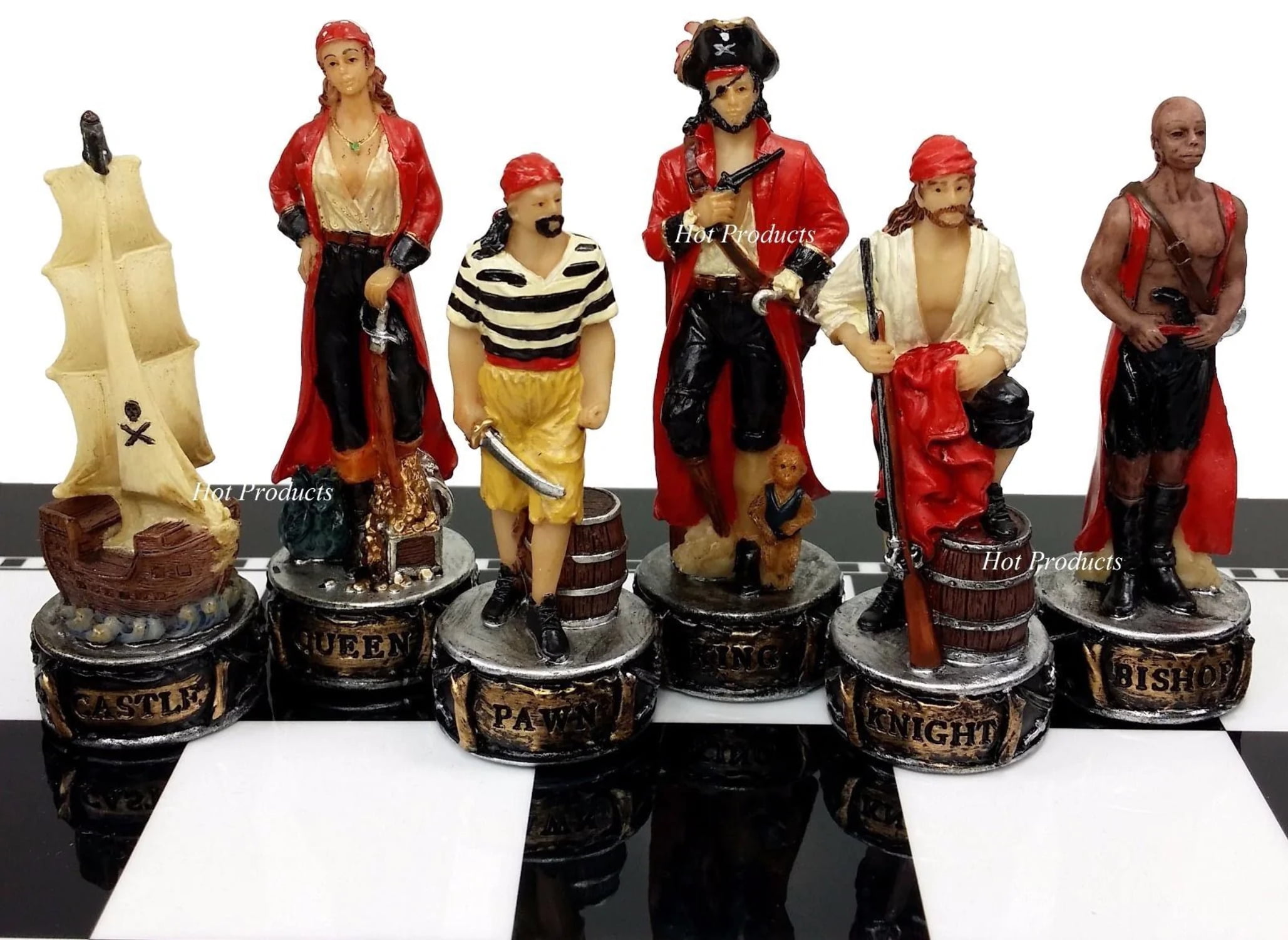 Pirates Vs Royal Navy Pirate Chess Men Set - NO BOARD - Walmart.com