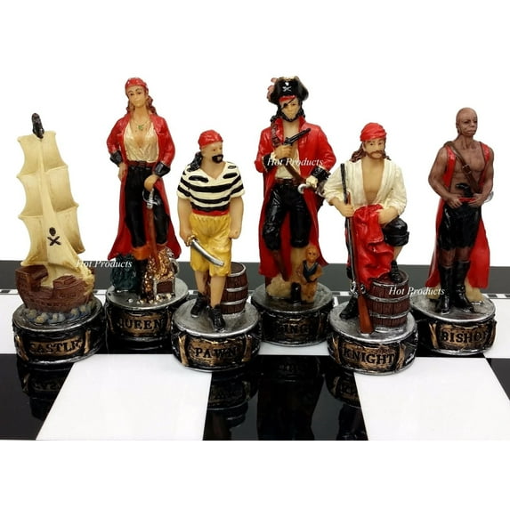 Pirates Vs Royal Navy Pirate Chess Men Set - NO BOARD - Walmart.com