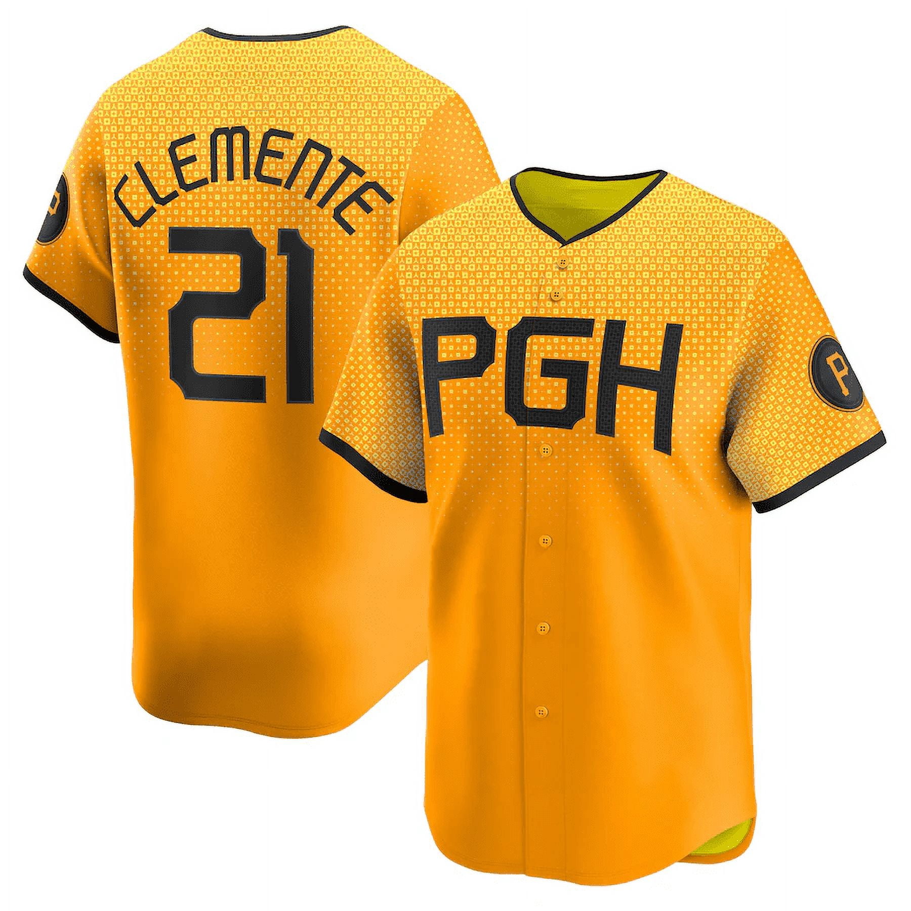 Pirates Youth Home Limited Roberto Clemente#21 Fans short sleeve Game ...