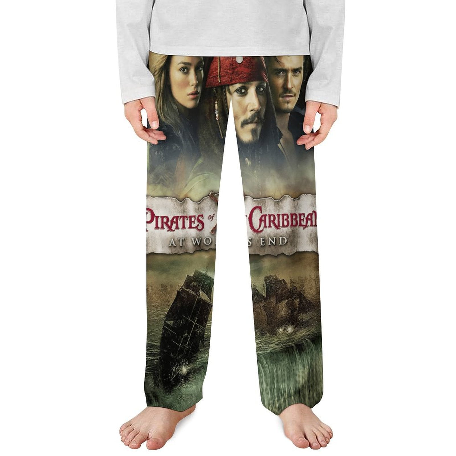 Pirates of The Caribbean Boys Pajama Pants Sleep Pants Soft Elastic ...