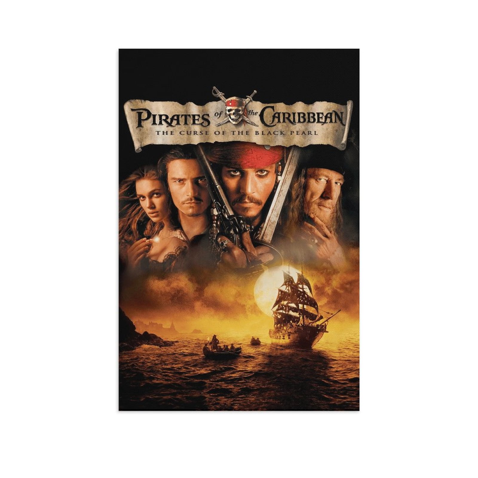 Pirates of The Caribbean Canvas Wall Art Painting Artwork Picutures ...