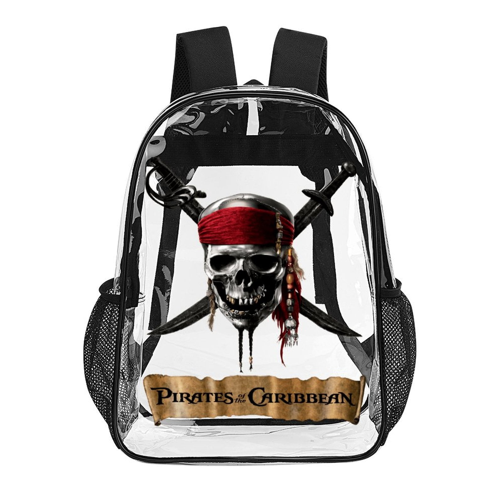 Pirates of The Caribbean Clear Backpack Heavy Duty Transparent Bag See ...
